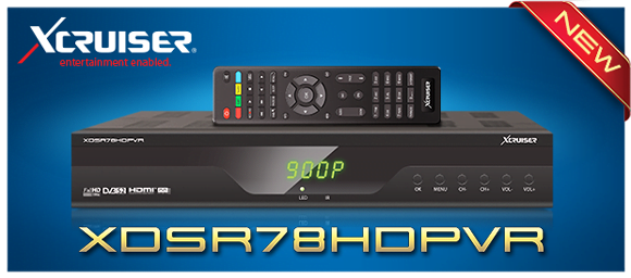 XCRUISER XDSR 78HD PVR Satellite Receiver Software, Tools - Mr-Dish