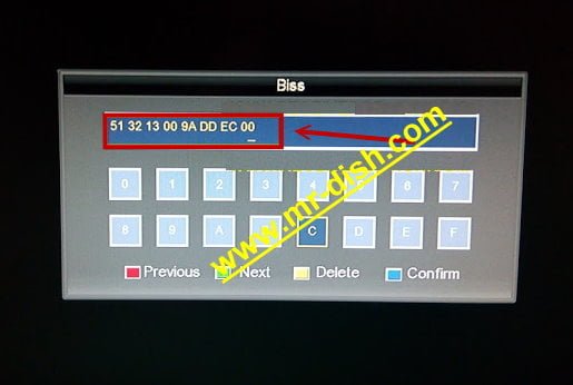 HOW TO ADD BISS KEY IN NEOSAT i550 GLAXY HD RECEIVER