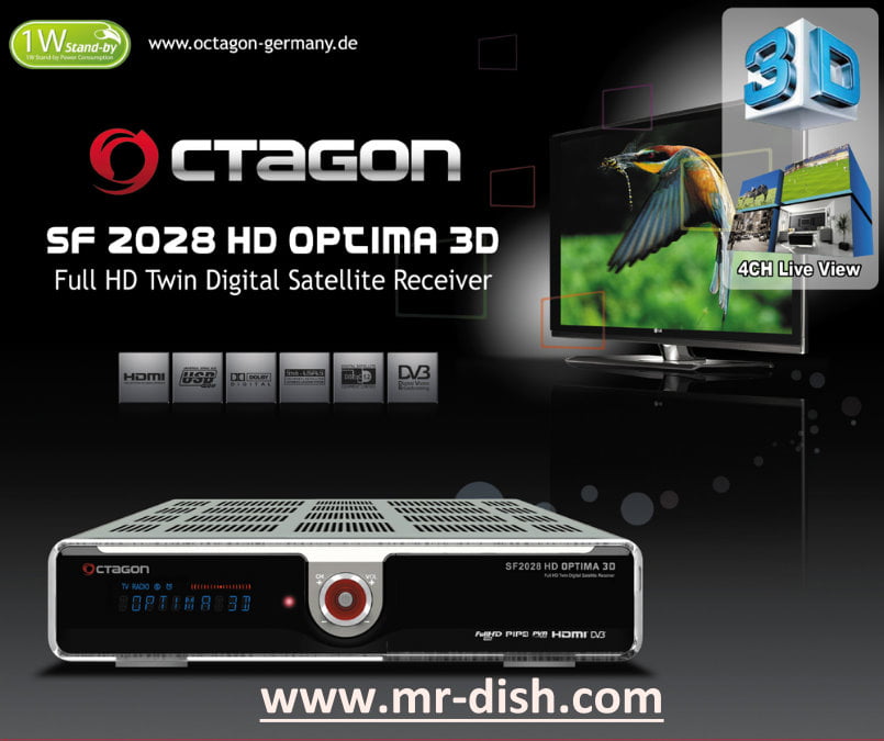 OCTAGON_SF2028_HD_Twin_3D_Optima_GB_silver_web - Mr-Dish