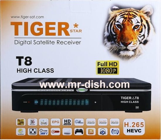 TIGER T8 HIGH CLASS POWERVU SOFTWARE TEN SPORT OK - Mr-Dish