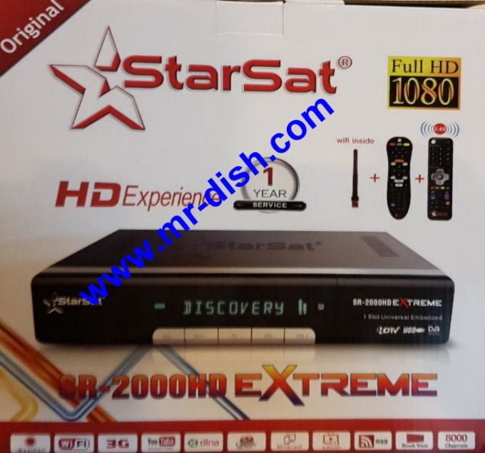 STARSAT SR-2000HD EXTREME NEW POWERVU SOFTWARE - Mr-Dish
