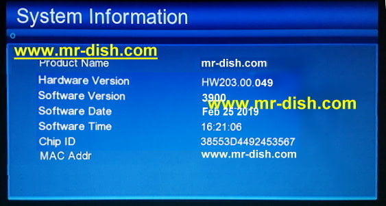 GX6605S HW203.00.049 HD RECEIVER NEW AUTOROLL POWERVU SOFTWARE - Mr-Dish