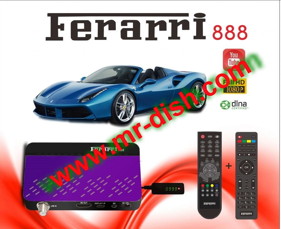 FERARRI 888 HD Receiver New Powervu Software DQCAM IPTV OK - Mr-Dish