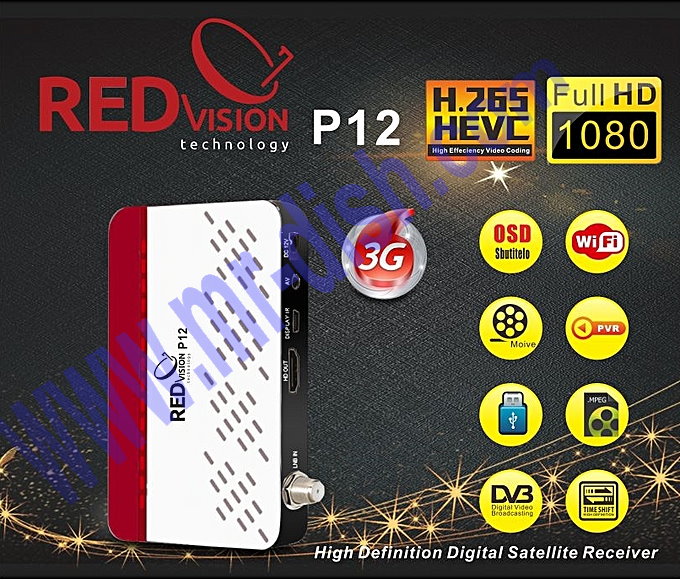 REDVISION P12 HD AUTO ROLL POWERVU SOFTWARE UPDATE - Mr-Dish