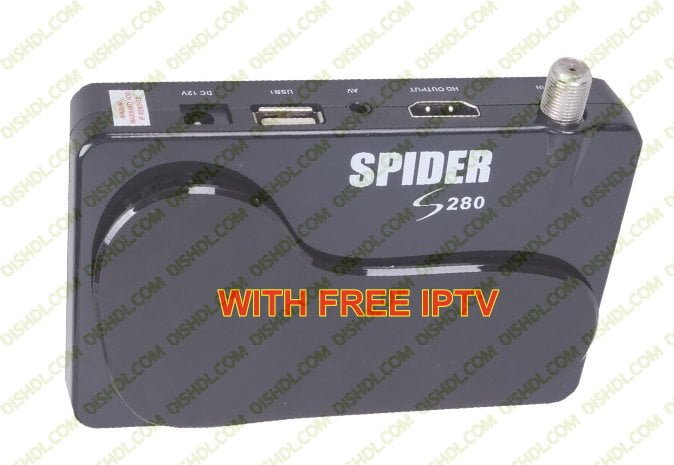 SPIDER S280 PLUS RECEIVER SOFTWARE WITH UNLIMITED FREE PACKAGES - Mr-Dish