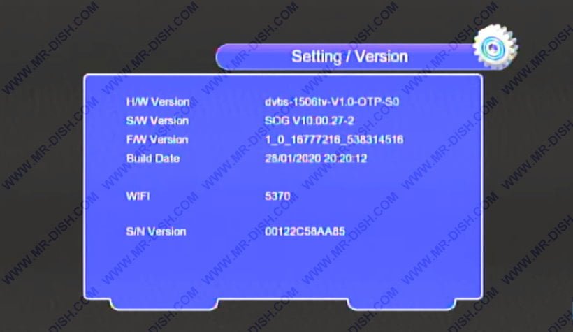 Version 1506TV - Mr-Dish