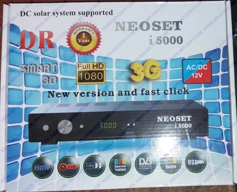 NEOSET i5000 EXTREME NEW SOFTWARE WITH ALFA PRO - Mr-Dish