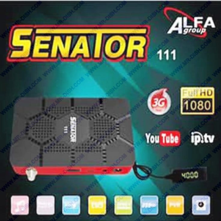 SENATOR 111 1506T 4M NEW SOFTWARE WITH XTREAM IPTV