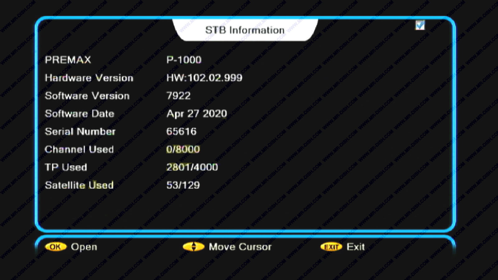 HW102.02.999 ALI3510C SOFTWARE WITH XTREAM IPTV - Mr-Dish