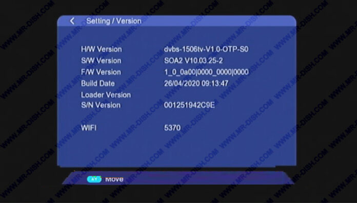 SUNPLUS 1506TV 4M SOA2 MENU NEW SOFTWARE - Mr-Dish