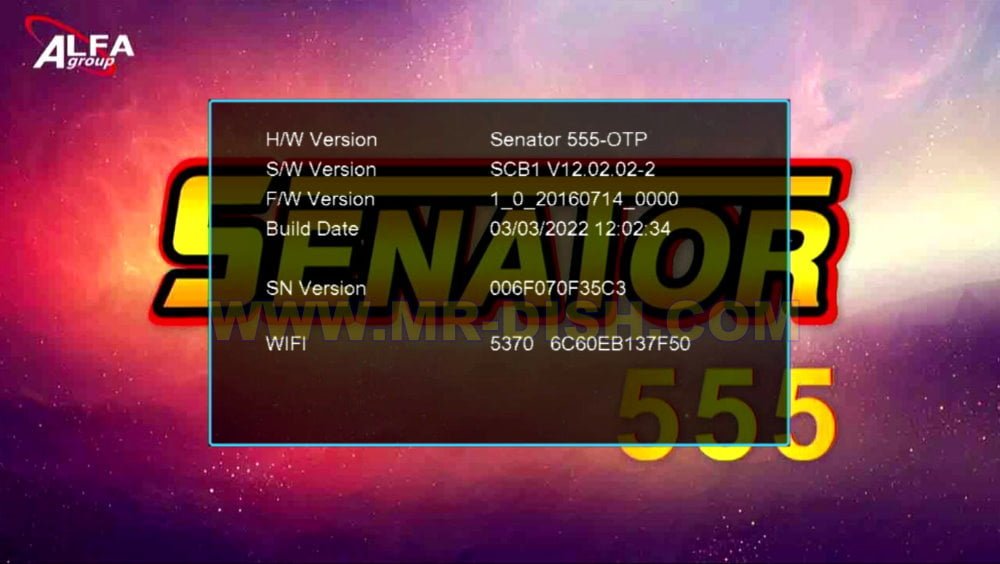 Senator 555 1506T Version - Mr-Dish