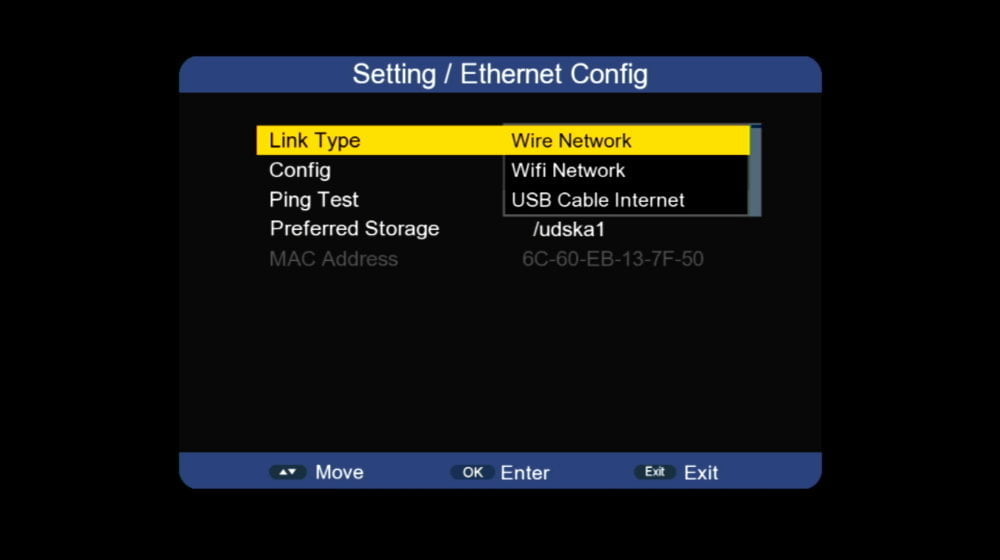 Truman 1506HV Network Option - Mr-Dish