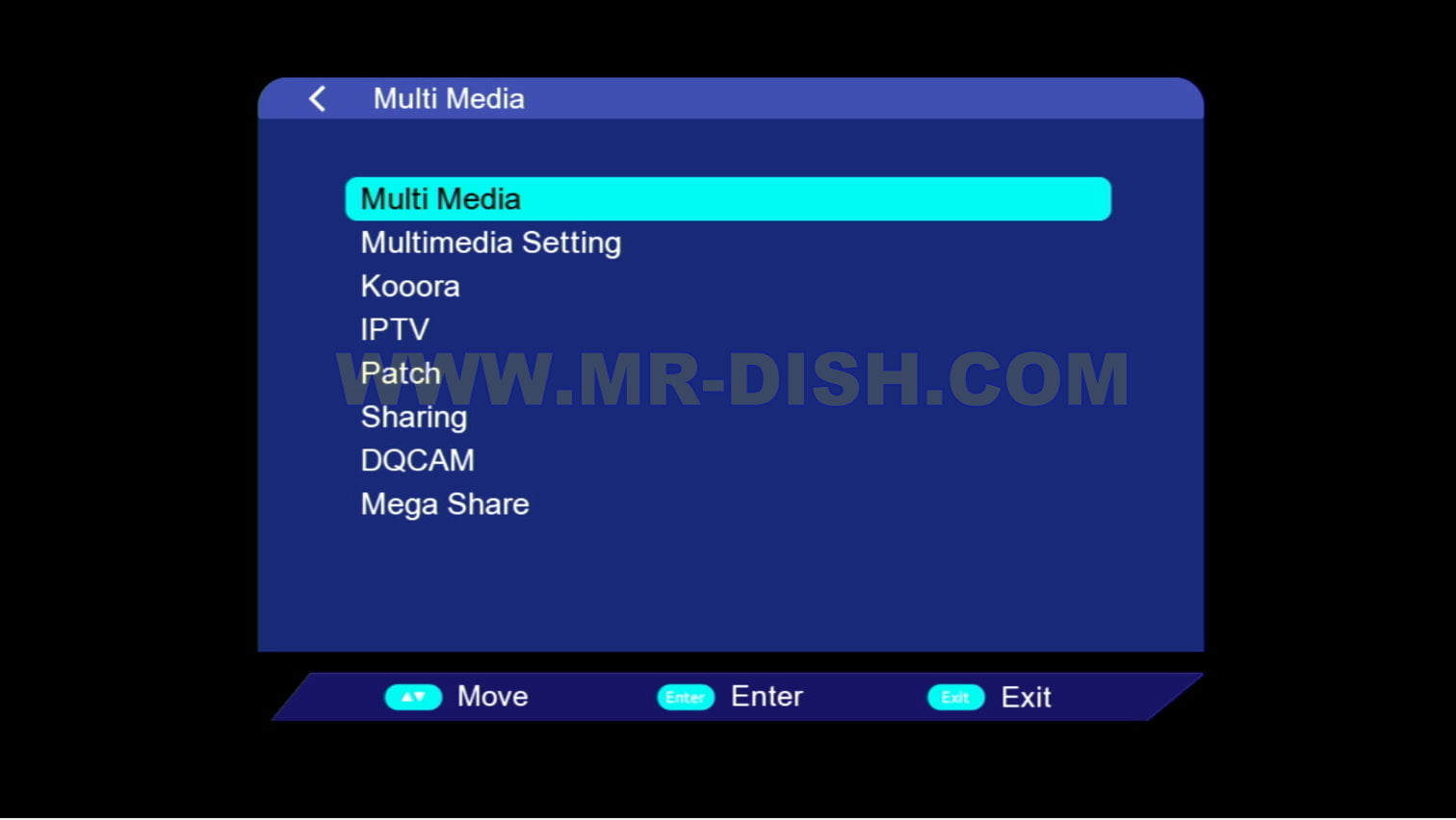 7Star 1506TV Multimedia Option - Mr-Dish