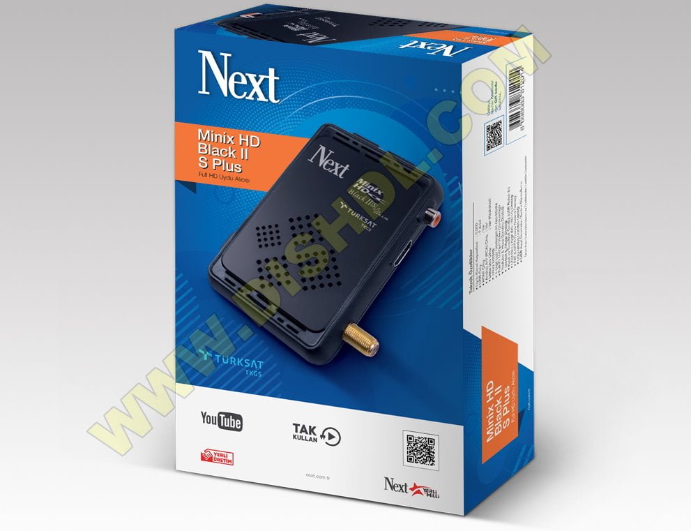 NEXT MINIX HD BLACK II S PLUS SOFTWARE - Mr-Dish