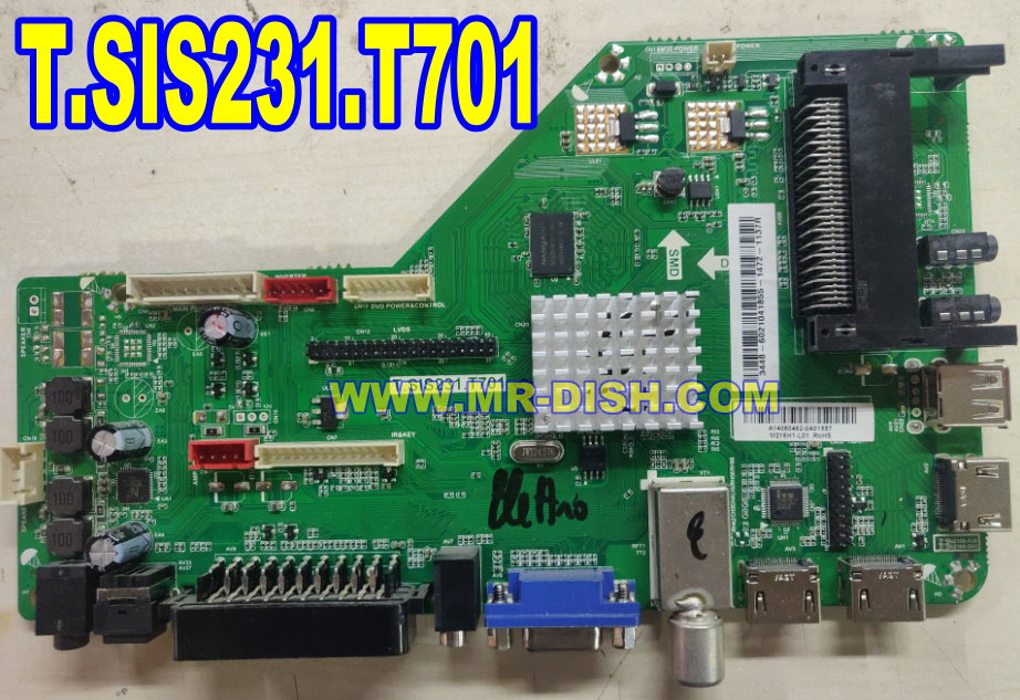 T.SIS231.T701 LED TV BOARD SOFTWARE - Mr-Dish