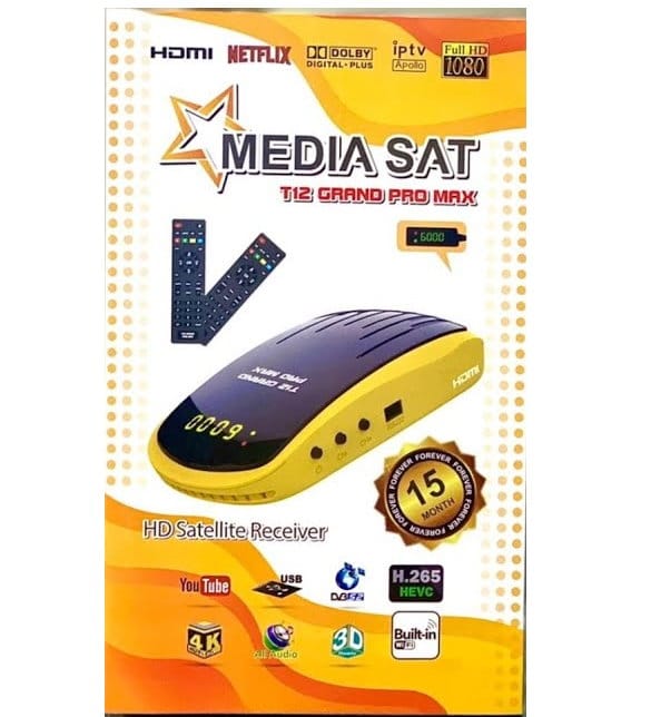 Media Sat T12 Grand Pro Max - Mr-Dish